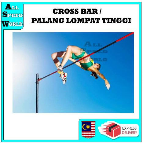 FIBERGLASS CROSS BAR/PALANG LOMPAT TINGGI ALUMINIUM ALOY 4 Meter /World ...