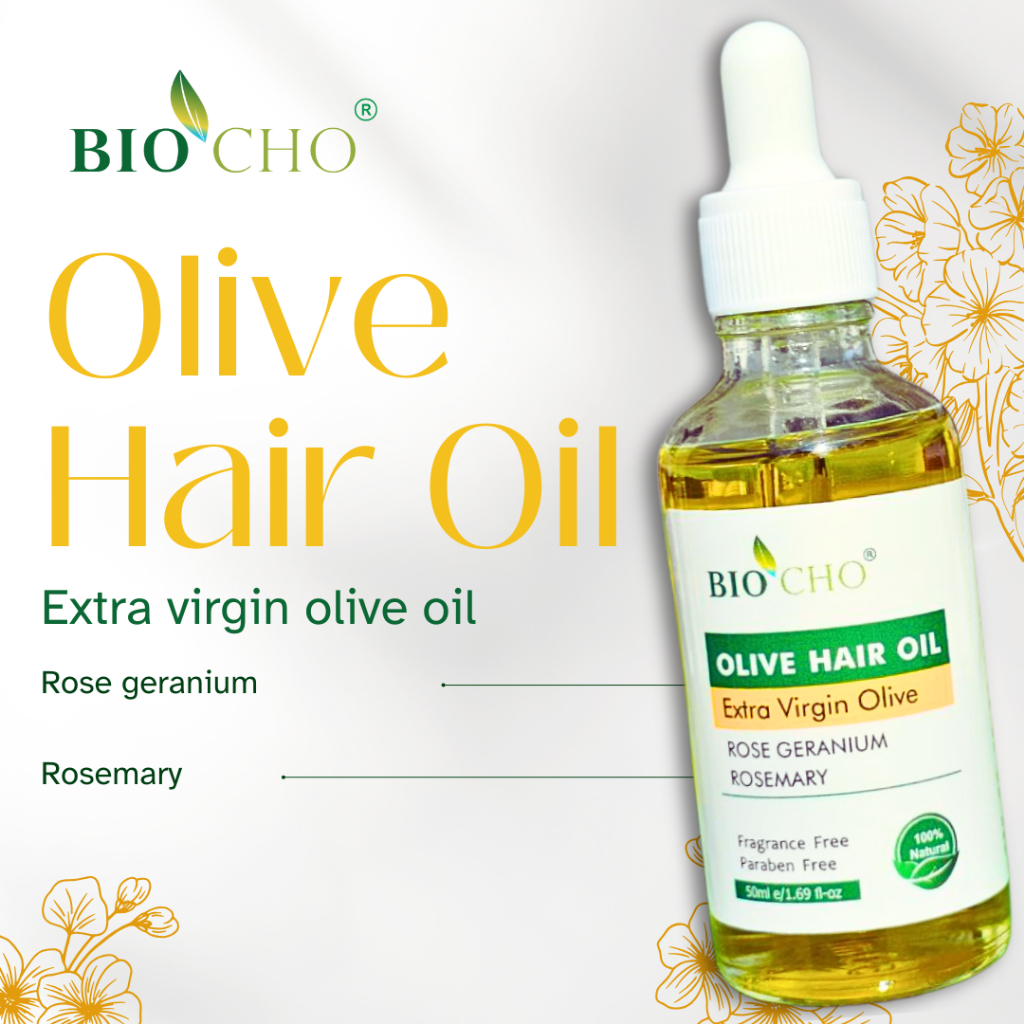 100% NATURAL - MINYAK RAMBUT ZAITUN/ HAIR OLIVE OIL 50ML - MENGUATKAN ...