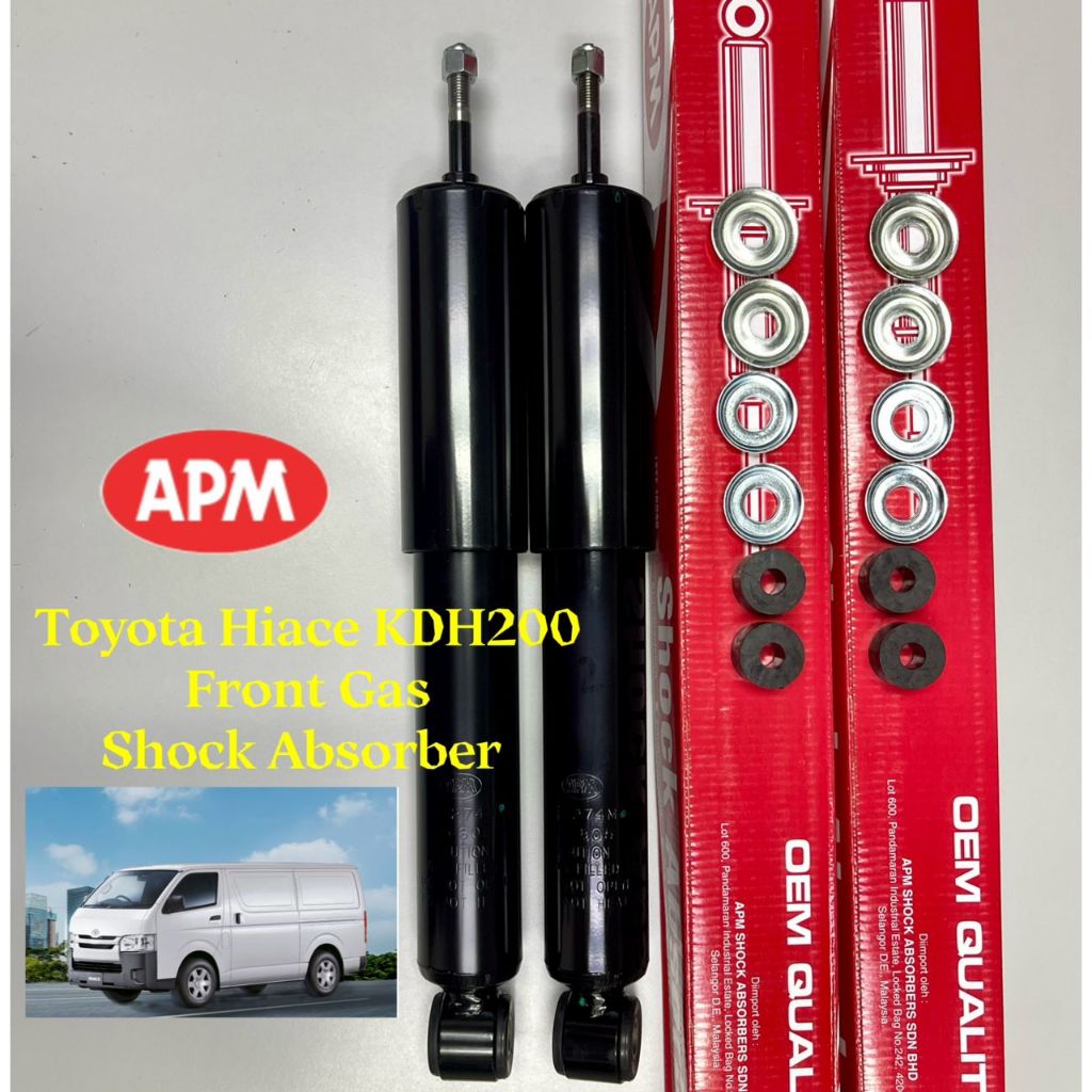 APM TOYOTA HIACE KDH200 2004'- GAS SHOCK ABSORBER FRONT SET(2PCS) | Shopee Malaysia