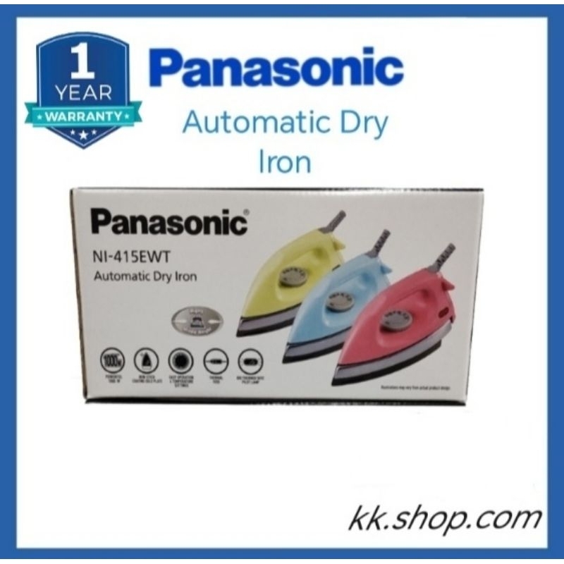 panasonic Electric Dry lron NI-415EWT(Colour:BIue) | Shopee Malaysia
