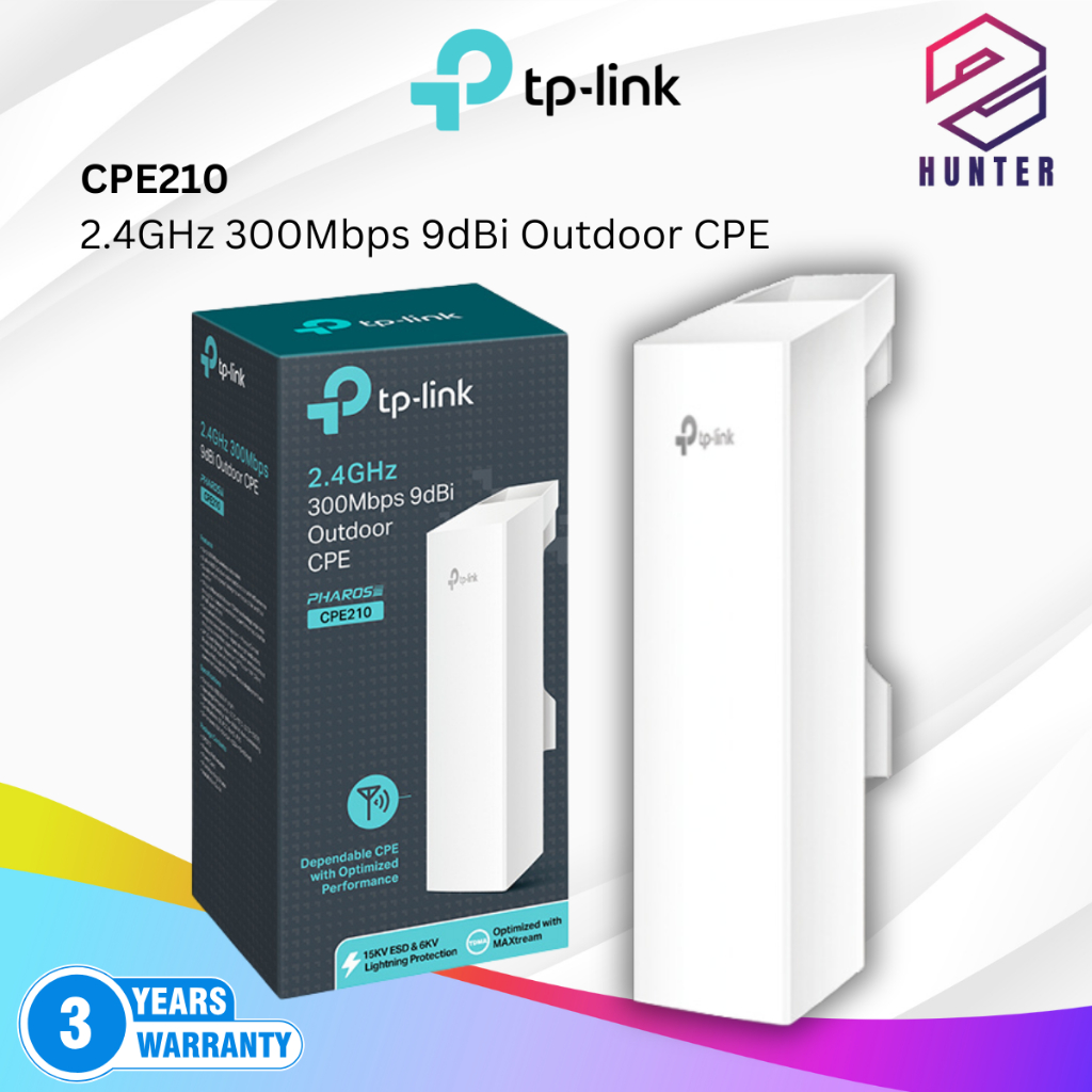 TP-Link CPE210 2.4GHZ (9DBI ) / CPE220 2.4GHZ (12DBI) / CPE510 5GHZ ...