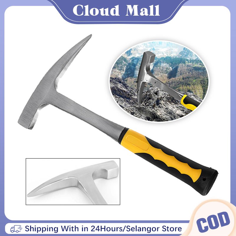 Prospecting Hammer High Carbon Steel Rock Pick Hammer With Pointed Tip ...