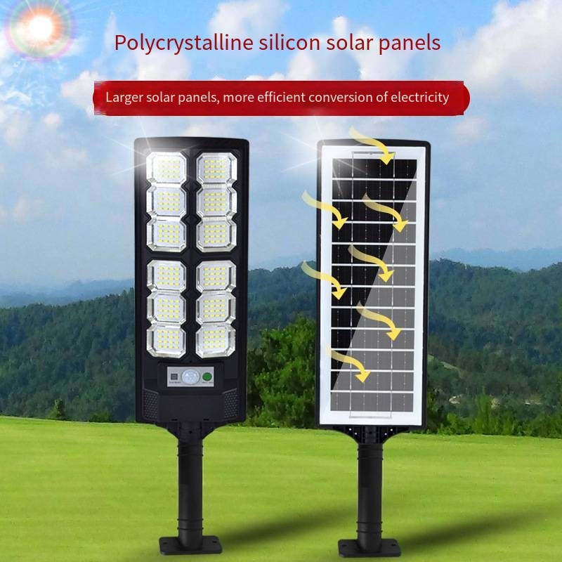 【Ready stock】Solar light outdoor lighting 6000W Metal lamp body IP67 waterproof light lampu ...