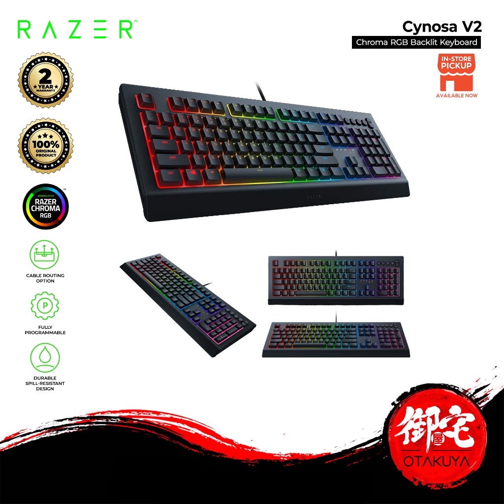 Razer Cynosa V2 - Chroma RGB Backlit Keyboard | Shopee Malaysia