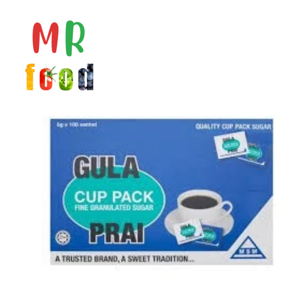 5g Gula Sugar Sachet MSM Prai Fine Granulated Cup Pack 500g 100's ...