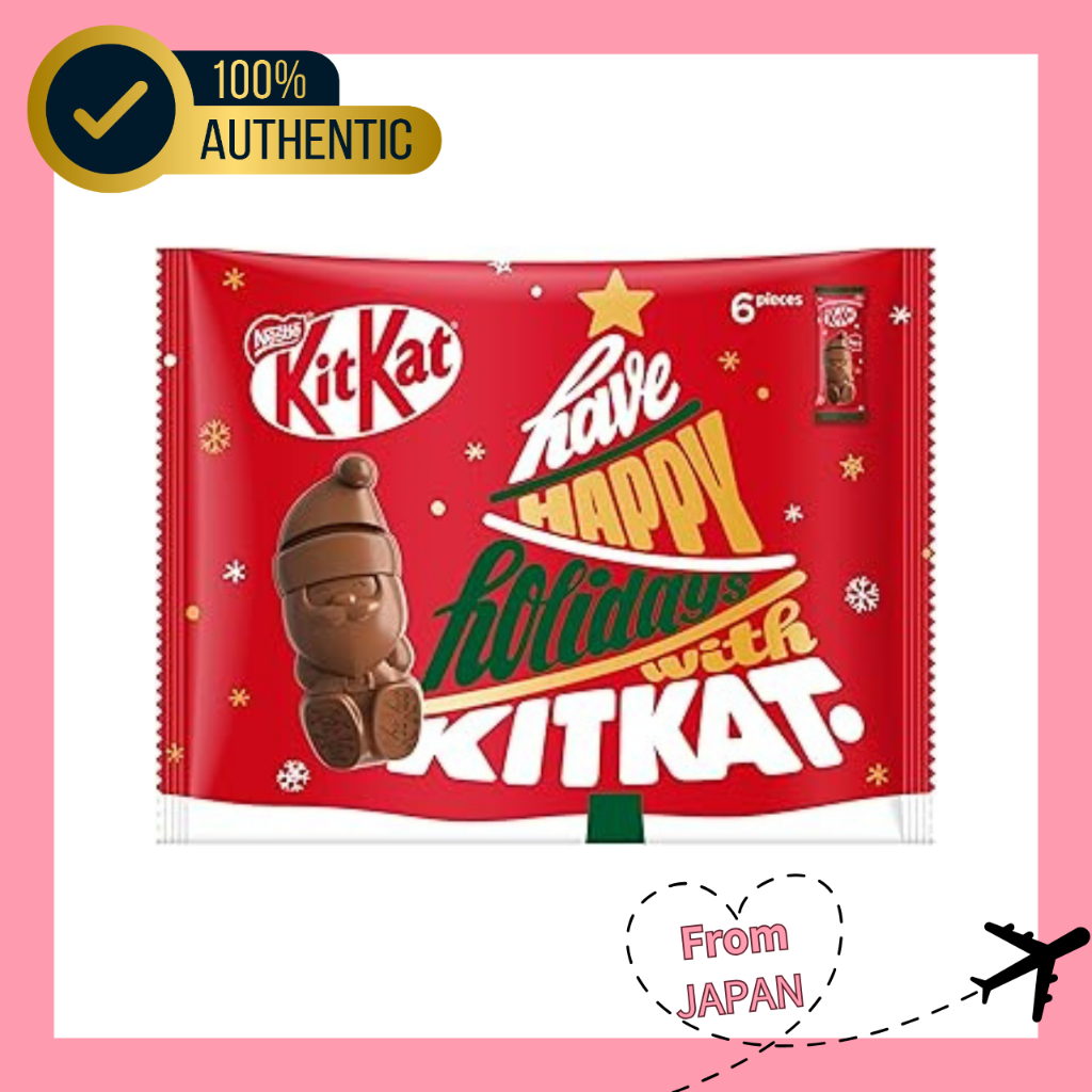 【Directly from Japan】 Nestle Kit Kat Holiday Santa 6 pcs. | Shopee Malaysia