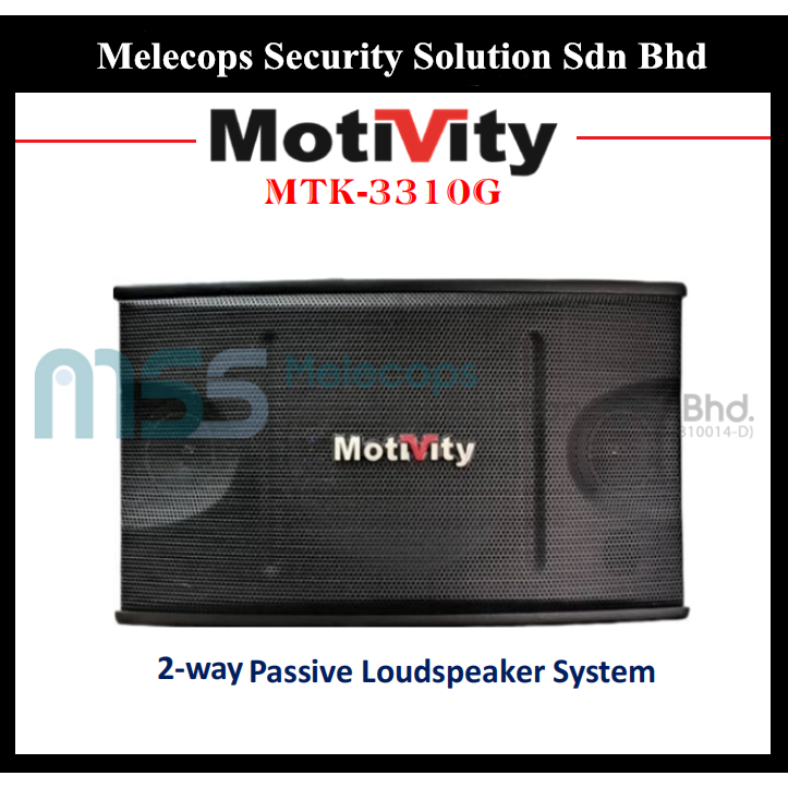 MOTIVITY MTK-3310G 10'' 2-way 120watt Speaker System (PAIR) | Shopee ...