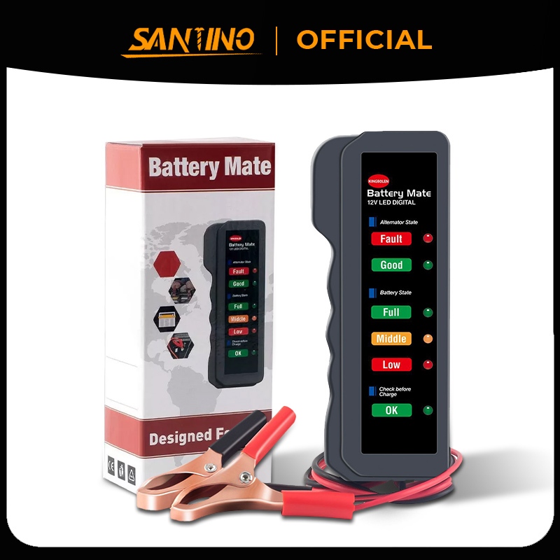 12V Multifunctional Battery Testers Car Battery Analyzer Digital ...
