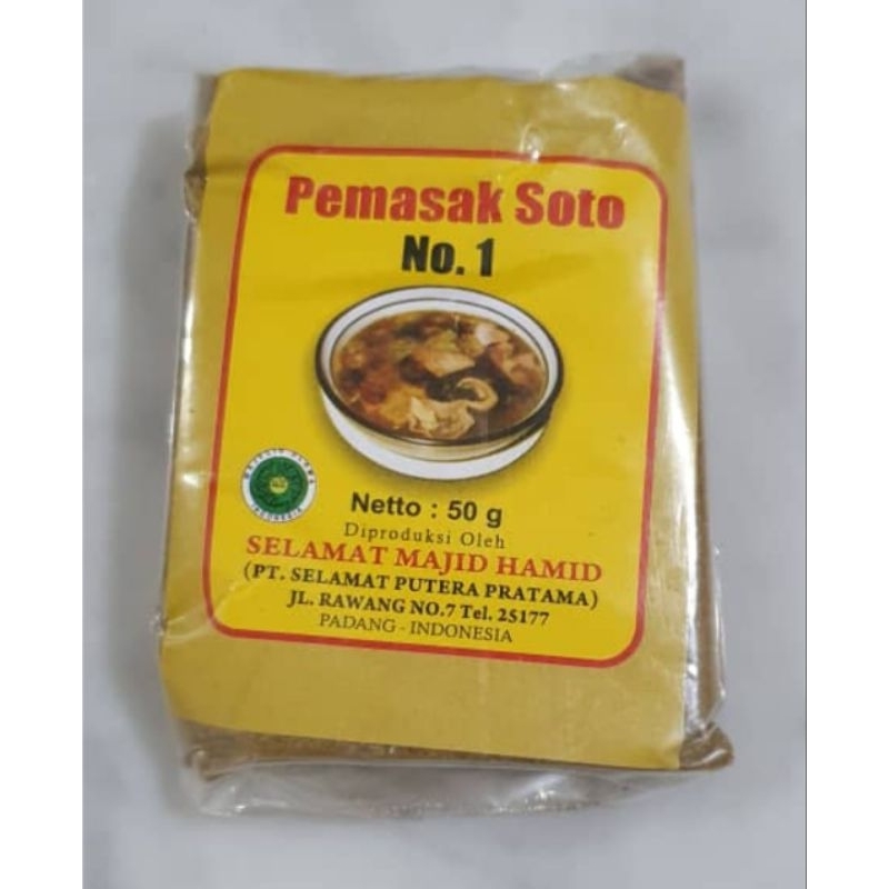 PES/BUMBU PEMASAK SOTO DAN MIESO NO 1 SELAMAT MAJID HAMID 50GR | Shopee ...