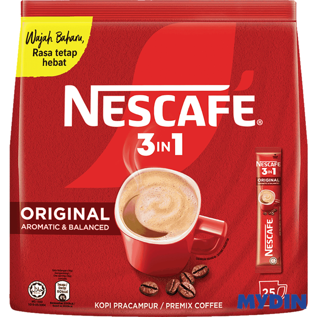 Nescafe 3 in 1 Original (25s x 18g) | Shopee Malaysia