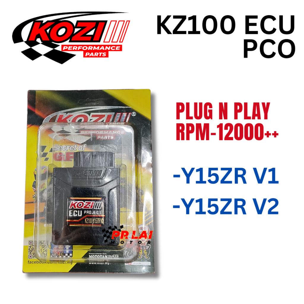 KOZI RACING PCO ECU PNP Y15ZR V1 V2 PLUG N PLAY Y15 YAMAHA RPM 12000++ | Shopee Malaysia