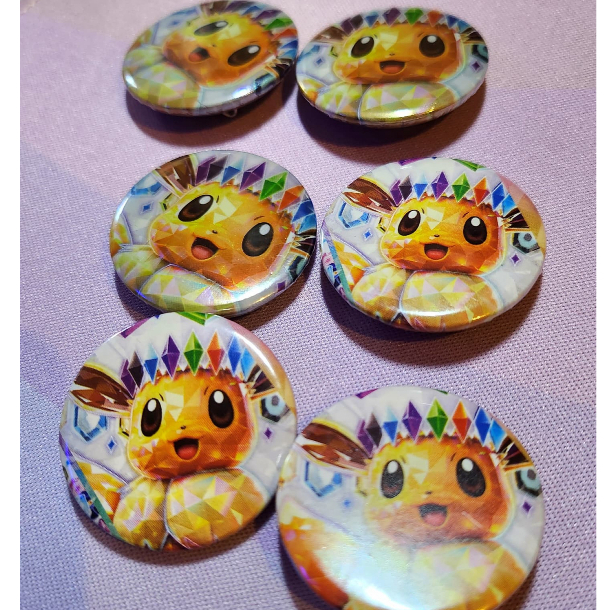 Pokemon TCG Badges -custom handmade from original pokemon cards ...