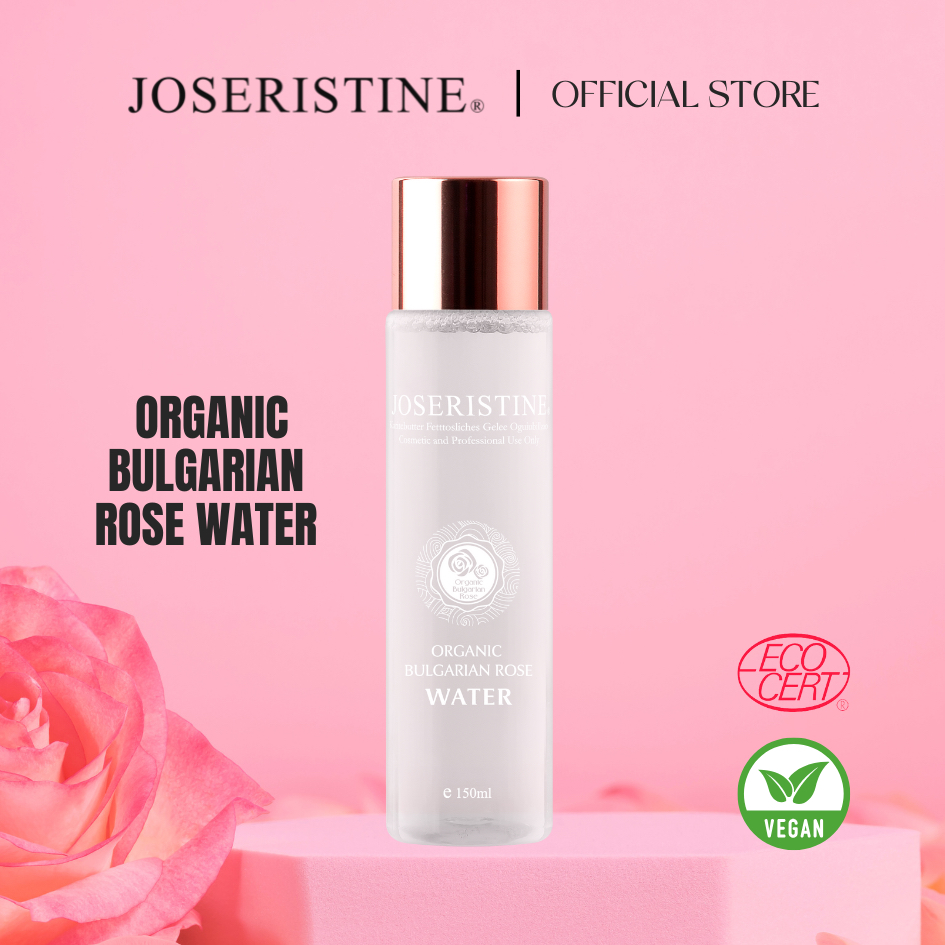 Joseristine Organic Bulgarian Rose Water 150ml/ Vegan/ Organic ...