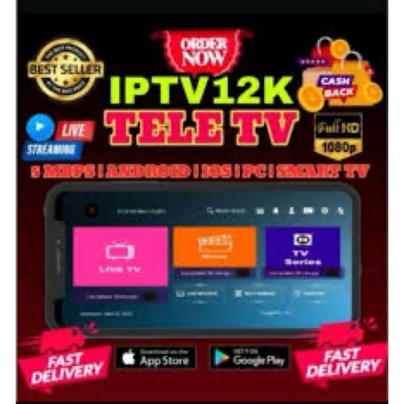 ID TELE TV TELETV TELE TV MALAYSIA / 1 BULAN/ 3 BULAN / 6 BULAN SUPPORT ...