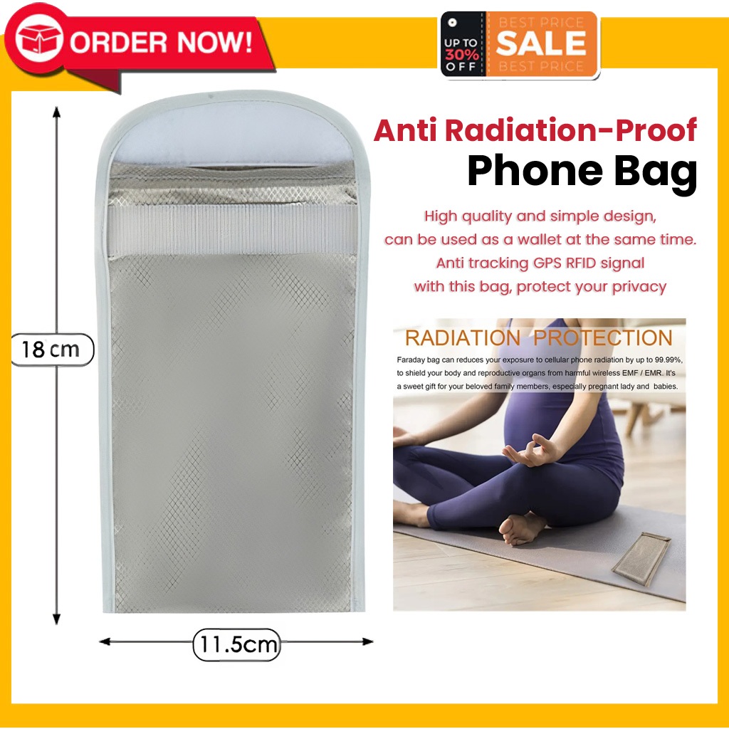 Anti Radiation Bag for Phone Signal Physical Shielding Bag Anti-GPS and ...
