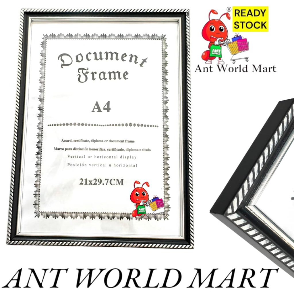 Ready Stock!!! Acrylic Frame Certificate Frame A4 Document /Frame ...