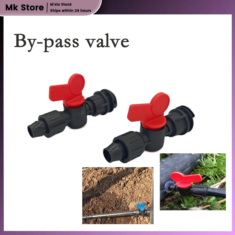 【Local stock】Water pipe valve 16mm Drip irrigation lateral valve for ...