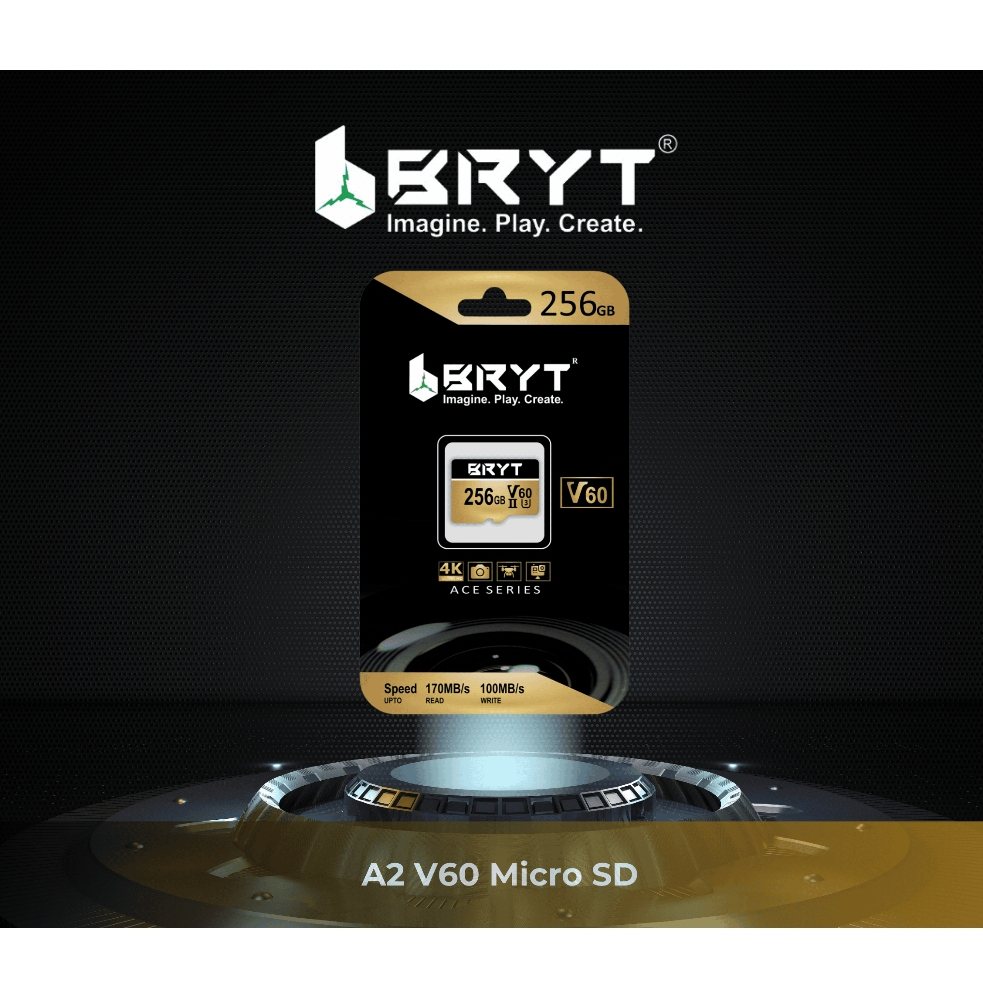 BRYT A2 V60 Micro SD Card [64/128/256GB] | Shopee Malaysia