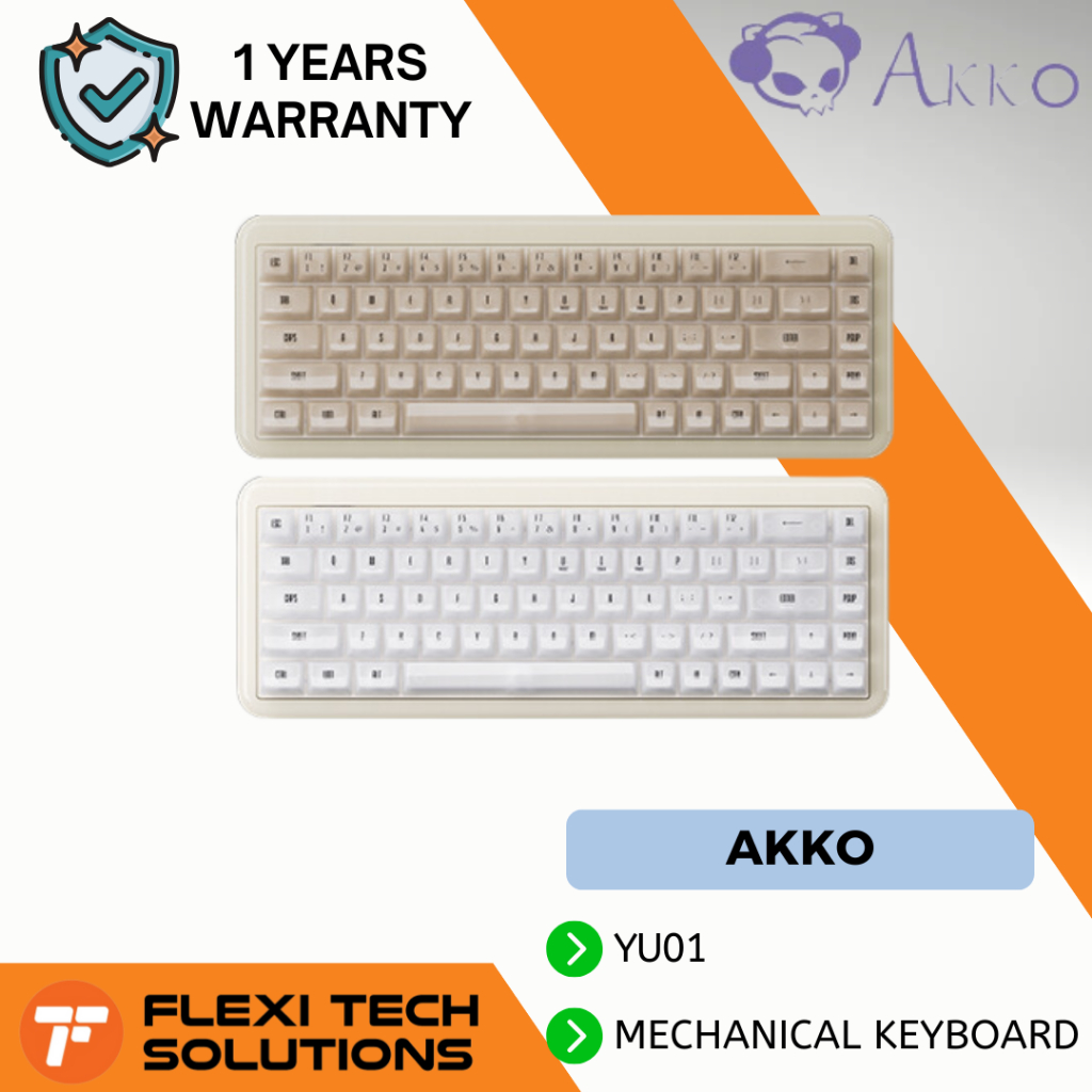 Flexi Tech Akko YU01 Antique & White Jade Resin Case Mechanical ...