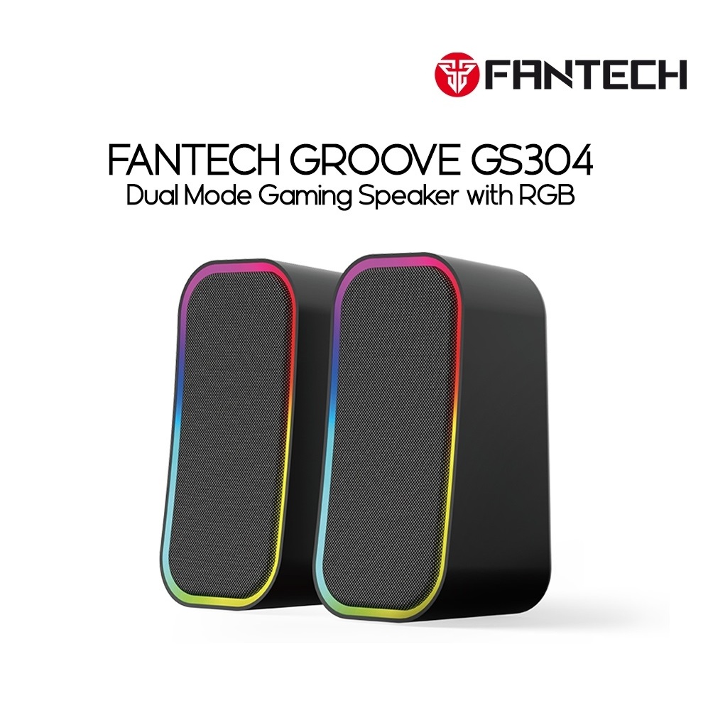 Fantech Gaming Speaker Groove GS304 with Dual Mode Connection, RGB ...