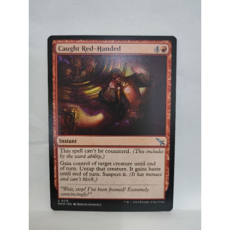 🇲🇾 Ready Stock 🆕 MTG 🔥 Single Card 🔥 Caught Red-Handed 🔥 U 0115 MKM ...