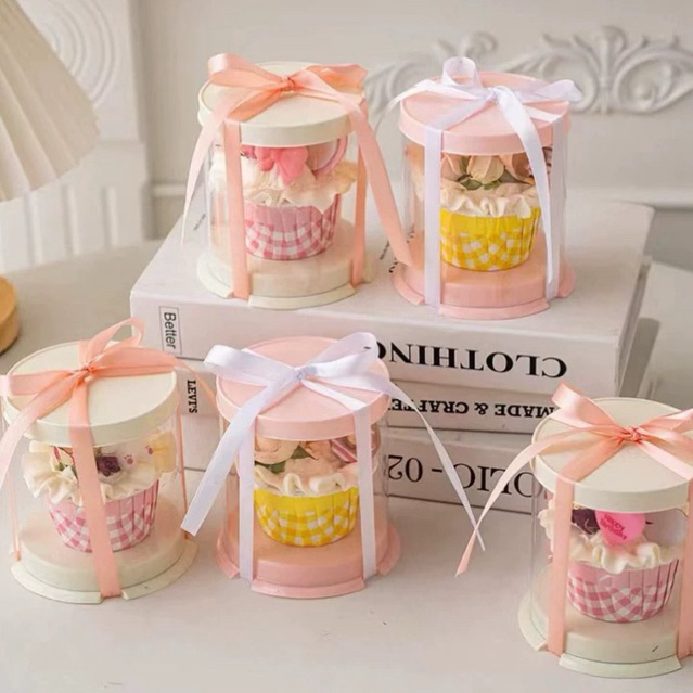2 inch Mini Cake Box Single Cupcake Box Dessert Packing Box Event ...