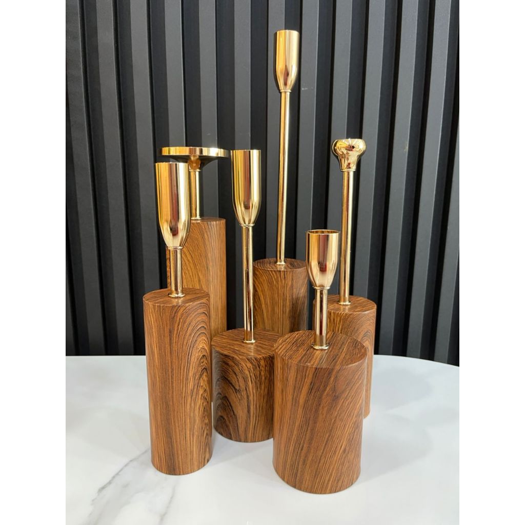 [ READY STOCK ] MUJI WOODEN CANDLE HOLDER SETS | Shopee Malaysia