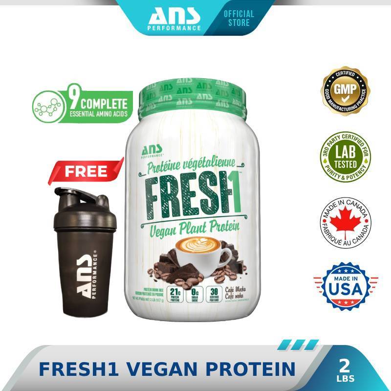 ANS Performance FRESH1 Vegan Protein (2lbs) + FREE GIFT | Shopee Malaysia
