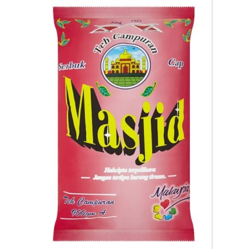 CAP MASJID Halal Serbuk Teh Campuran 900g (Red) | Shopee Malaysia