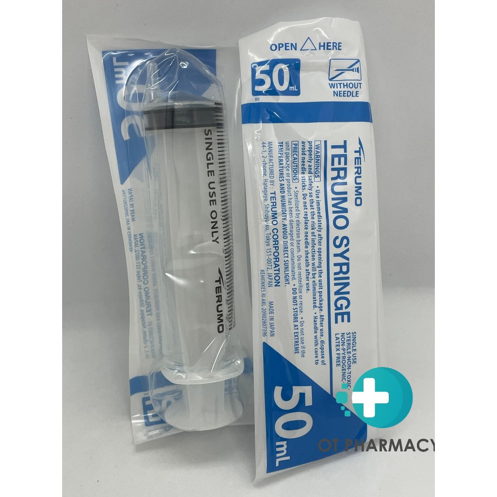 Terumo Syringe Luer Slip without needle 3ml/50ml | Shopee Malaysia