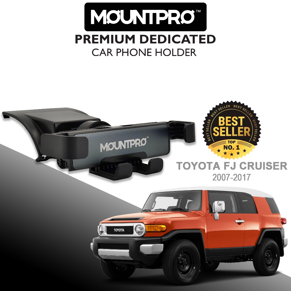 𝗠𝗢𝗨𝗡𝗧𝗣𝗥𝗢™ Premium Dedicated Car Phone Holder Toyota FJ Cruiser (2007 ...