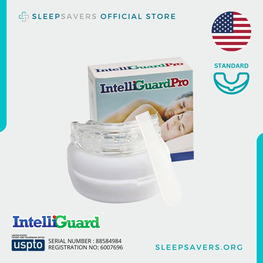 🇺🇸 USA Intelliguard Adjustable Mouth Guard - Anti Snoring & Bruxism ...