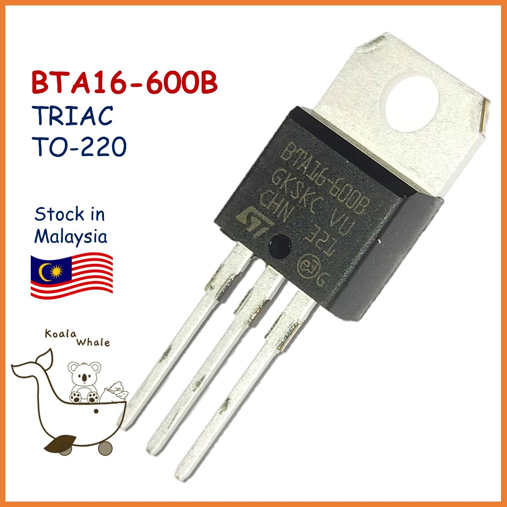 BTA16-600B BTA16 600B 600 BTA16600B TRIAC | Shopee Malaysia