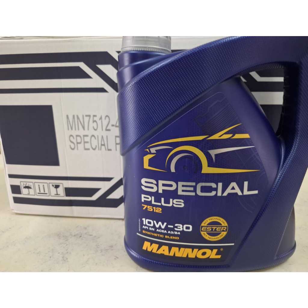 MANNOL SPECIAL PLUS 10W30 4 LITER SEMI 7,000-8,000 KM (100% ORIGINAL ...