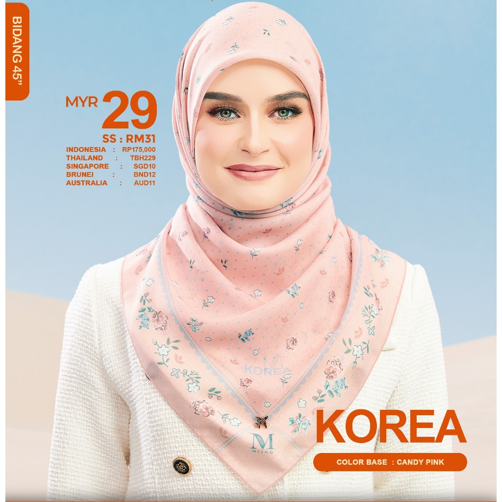 MINAZ HIJAB TRAVELIA SERIES : KOREA | Shopee Malaysia