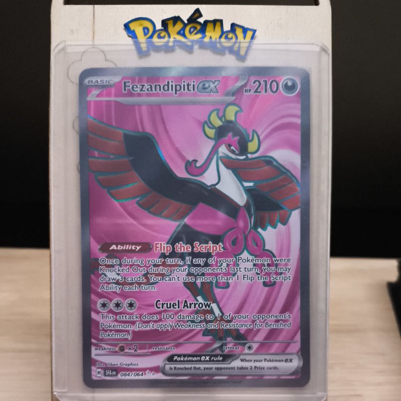 [ORI] Fezandipiti EX SFA 084/064 Pokemon PTCG SV6.5 Shrouded Fable UR IR | Shopee Malaysia