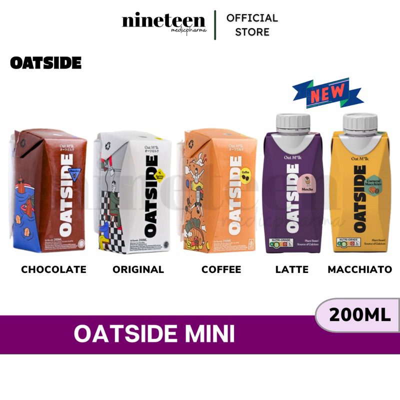 OATSIDE Oat Milk Pocket Pack Mini Size Oatmilk (Barista Blend / Coffee ...