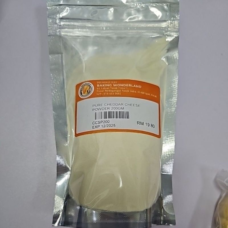 Pure Cheddar Cheese Powder 200gm | Shopee Malaysia
