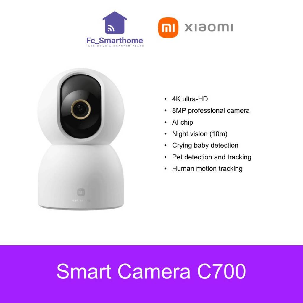 Xiaomi Smart Camera C700 | 4K ultra-HD | AI Chip | Crying baby ...