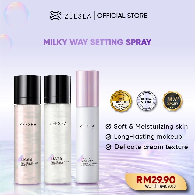 ZEESEA Milky Way Matte Makeup Setting Spray (100ml/50ml) 滋色持妆光泽定妆喷雾 ...