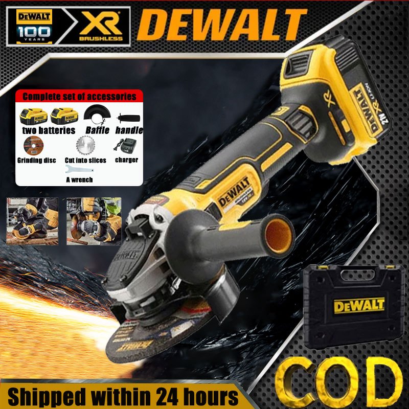 Cordless Electric Angle Grinder21V Lithium Battery Industrial ...