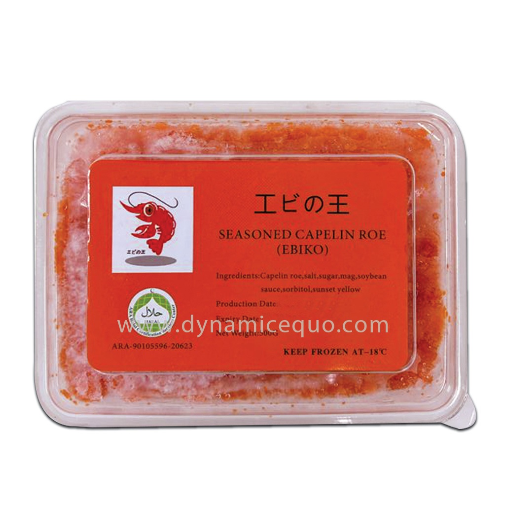 [Frozen] Ebiko Orange 500G Halal Seasoned Capelin Roe ** KL, PJ & SELF ...