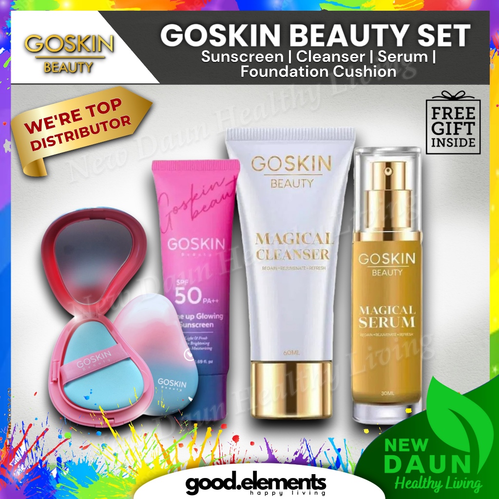 GOSKIN BEAUTY GO SKIN Skincare SUNSCREEN MAGICAL SERUM CLEANSER ...