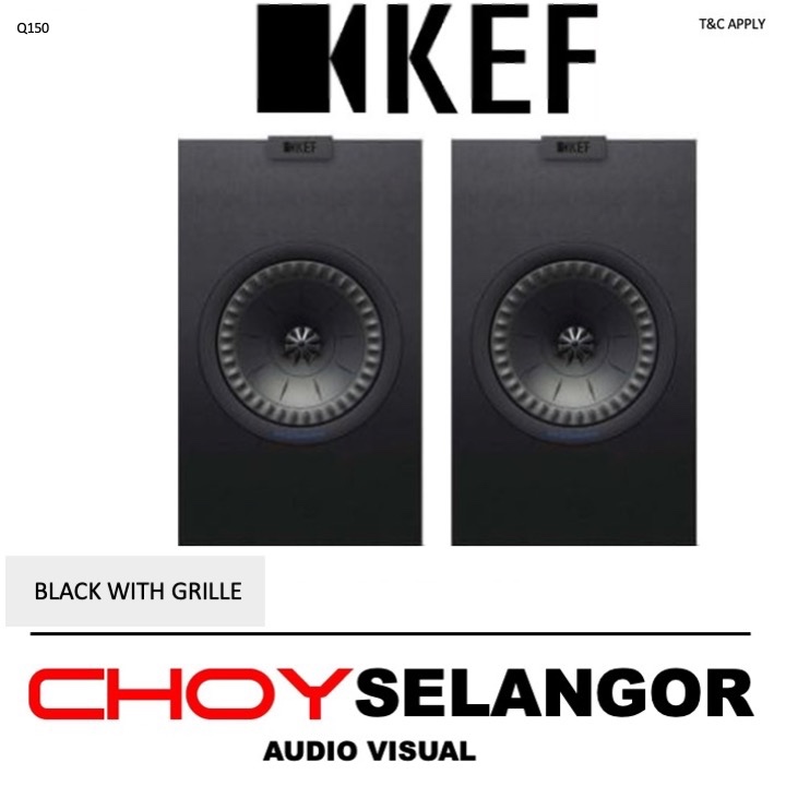 KEF Q150 Bookshelf Speaker Pair | Shopee Malaysia