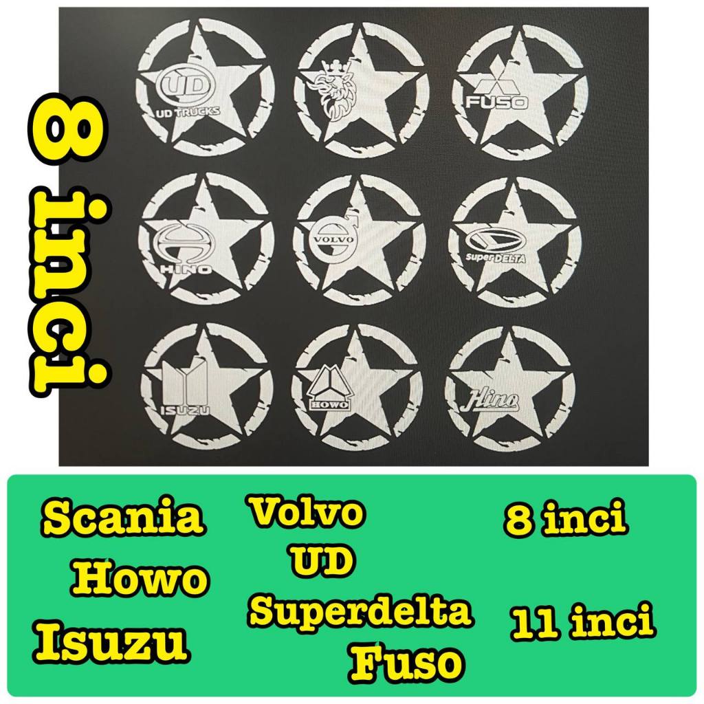 LOGO LORI=8 INCI STICKER CUTTING = 1 PCS | Shopee Malaysia