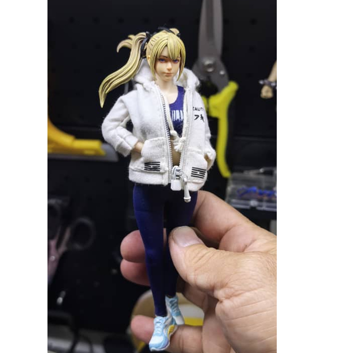 (Ready stock) CFTOYS CRAZY FIGURE 1/12 Scale Female Body Action Figure ...