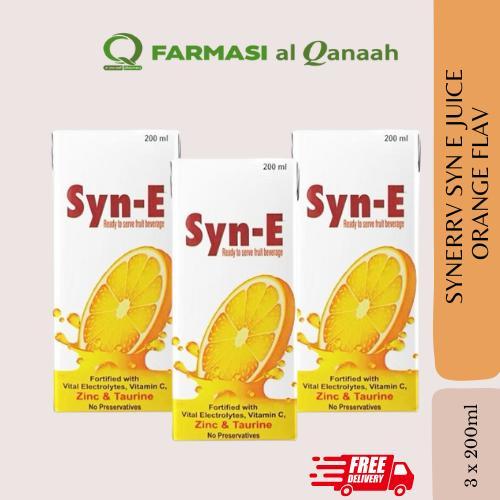 SYNERRV SYN-E JUICE ORANGE FLAVOUR 200ML | Shopee Malaysia