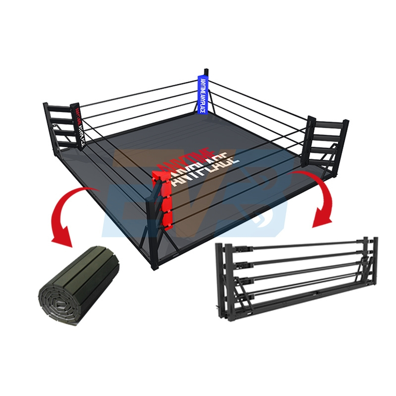 Foldable Boxing Ring Frame Only for Muay Thai MMA Kickboxing | Shopee ...
