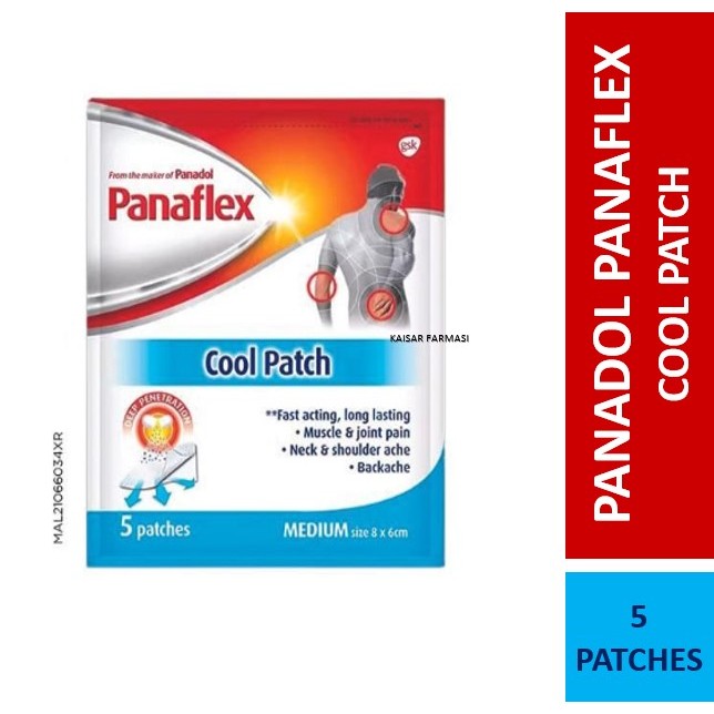 PANADOL PANAFLEX COOL PATCH 5 PATCHES ( MEDIUM SIZE 8X6CM ) | Shopee ...