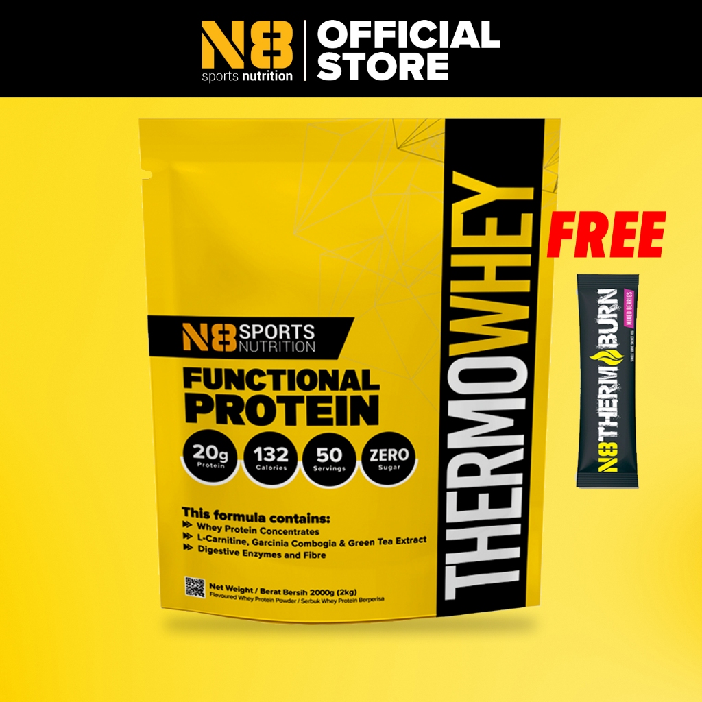 N8 Thermo Whey Fat Burner Protein 2kg (4.4lbs) | Shopee Malaysia